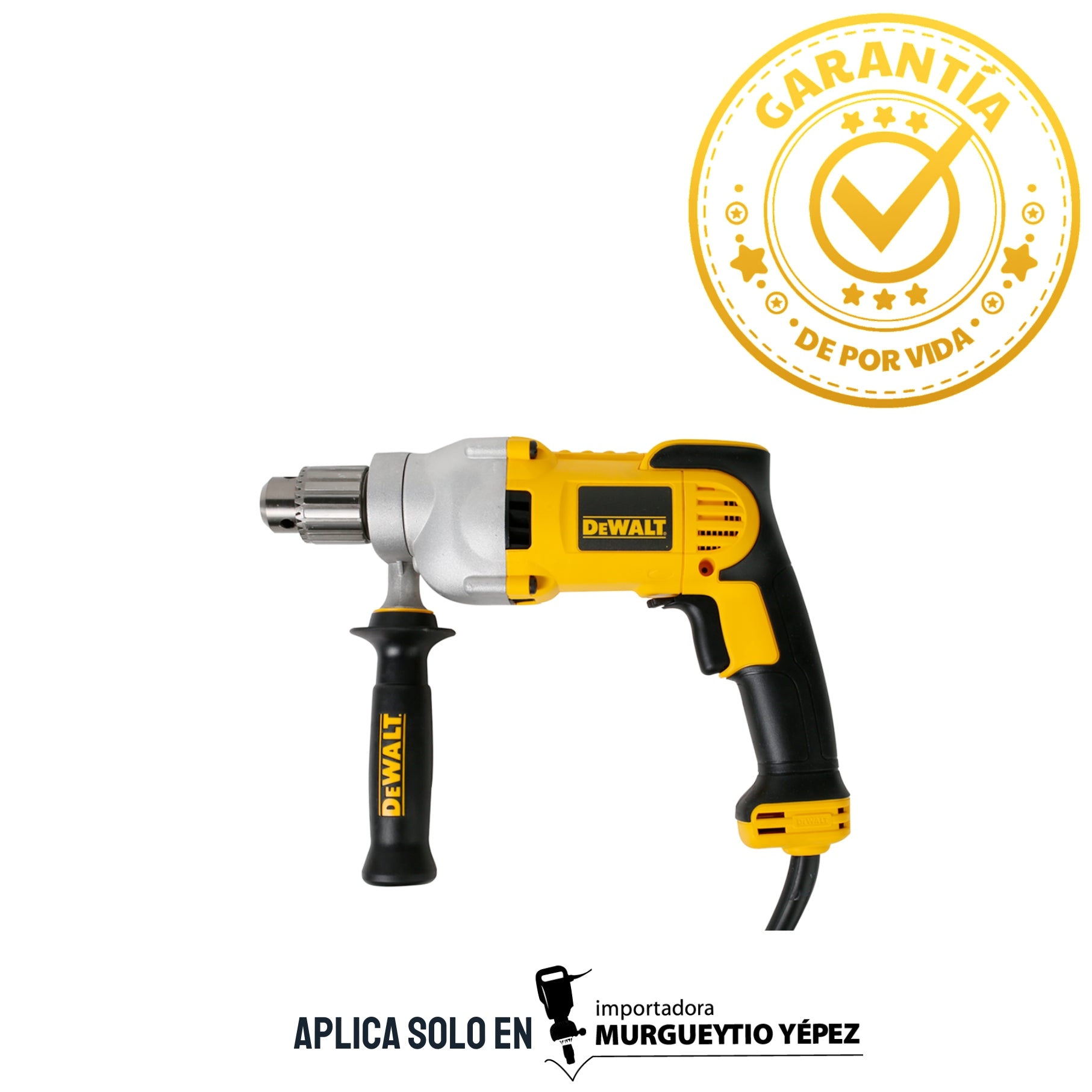 DWD220 - Taladro de Rotación 1/2" 1000W 110V 1200RPM | DeWALT Center